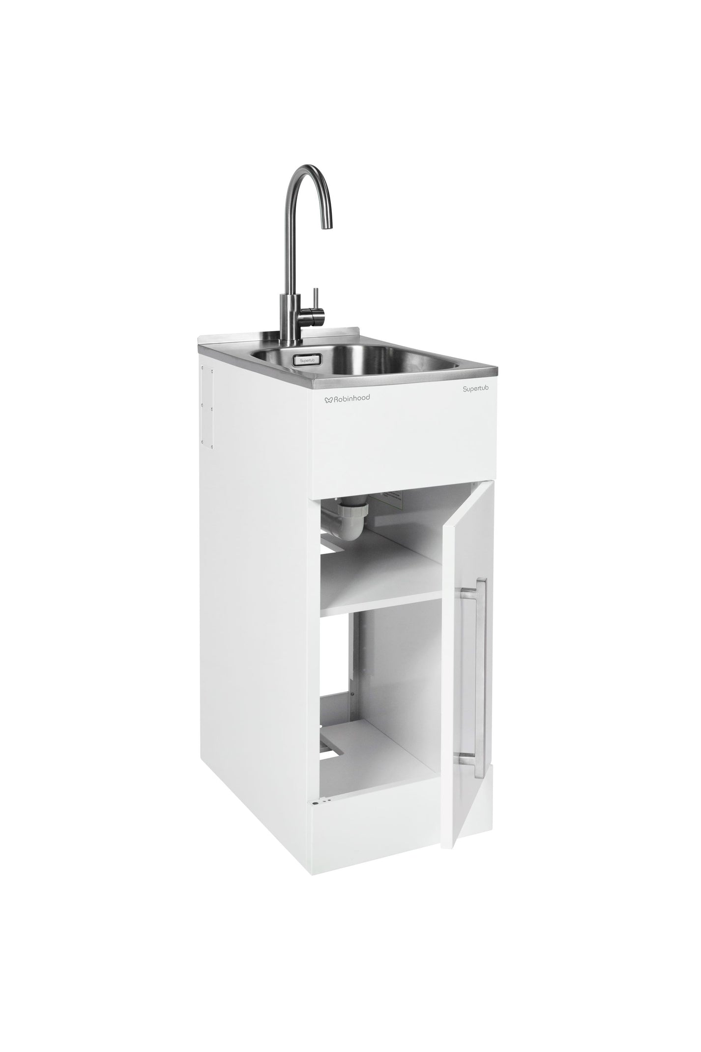 Supertub Series 3, Slim, Door Model, with S/S Gooseneck Tap - STSLIMTA